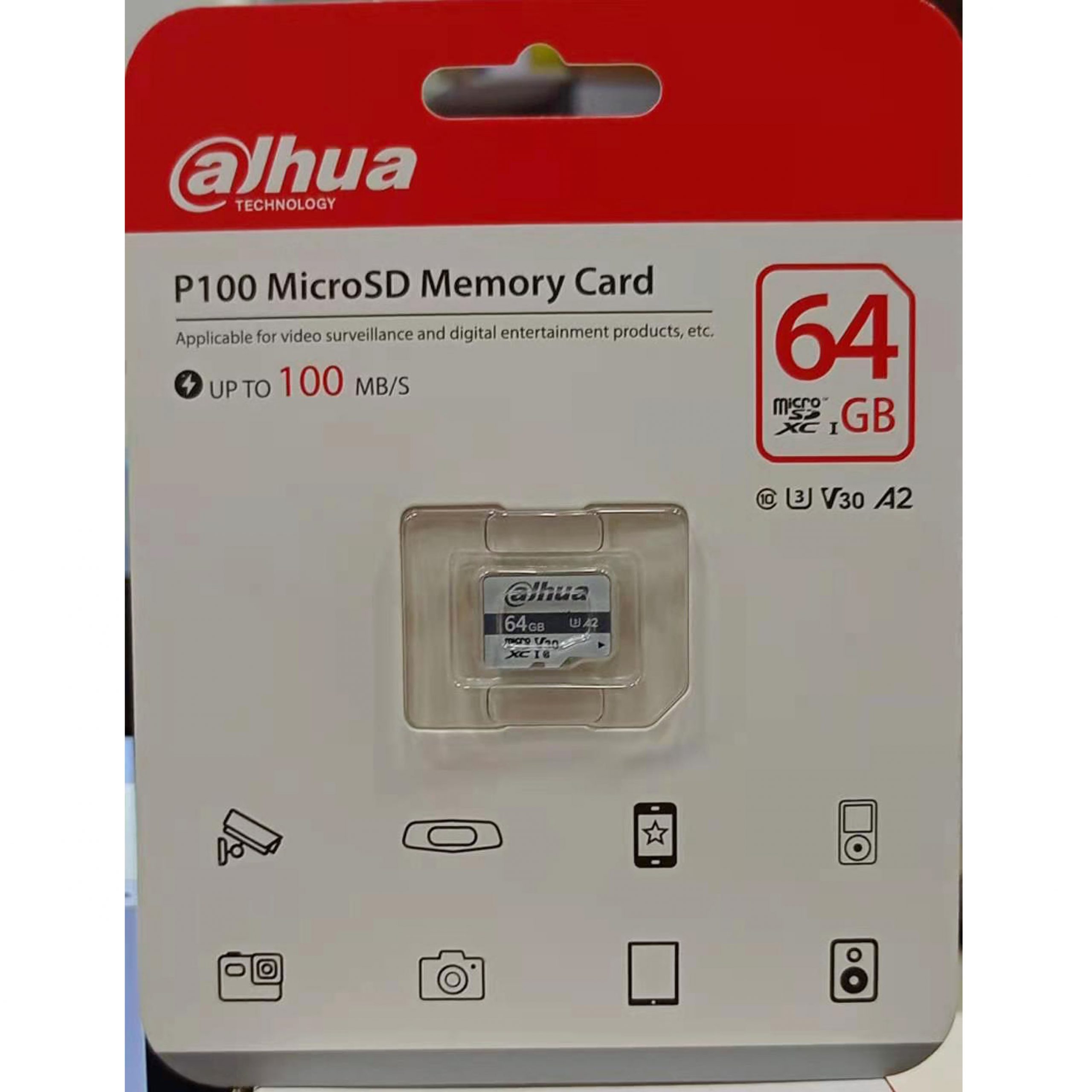 Dahua 64GB Memory Card TF-P100/64G - VERBAL BD
