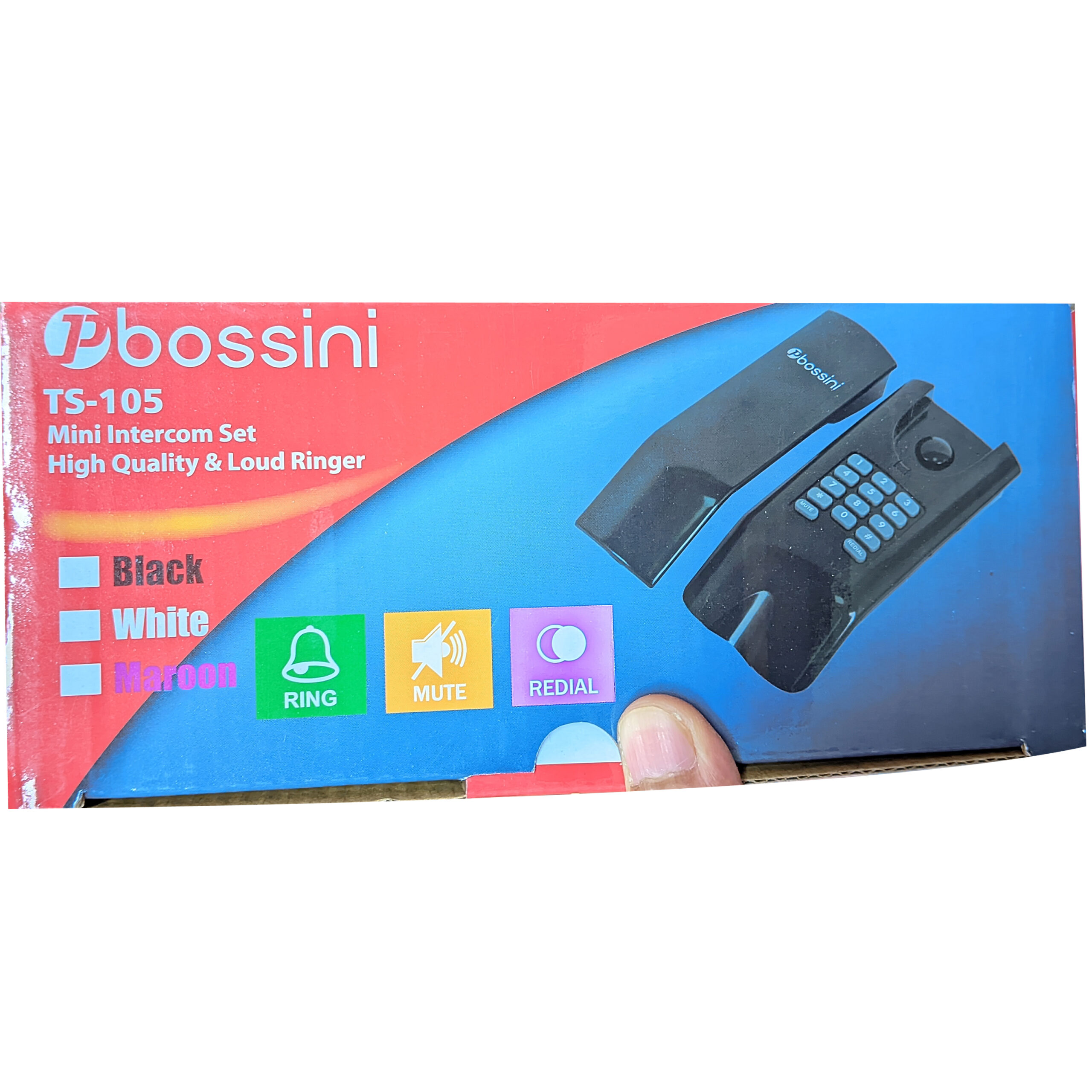 Bossini TS-105 Single Line Intercom Telephone Set - VERBAL BD