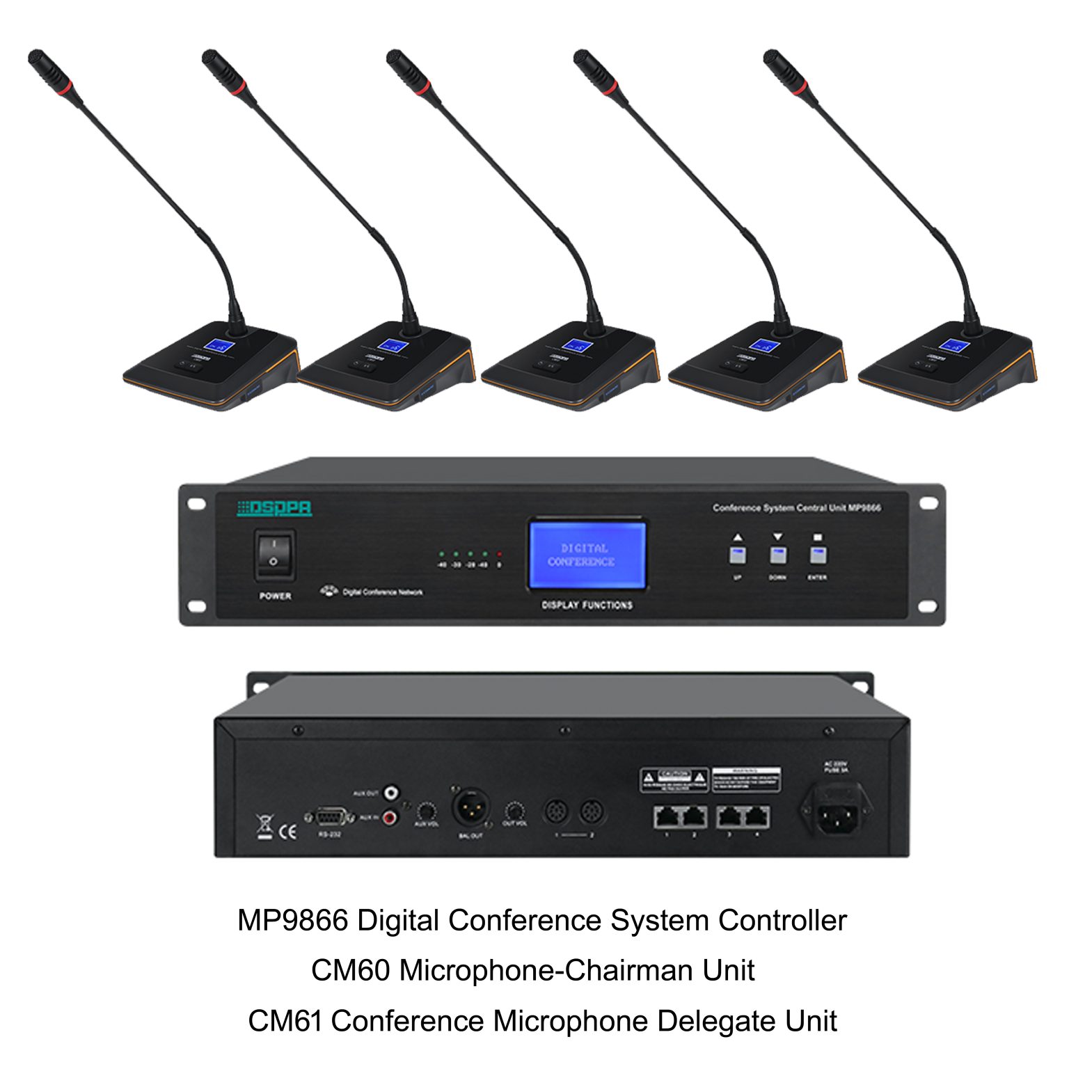 DSPPA MP9866 Series Conference System - VERBAL BD