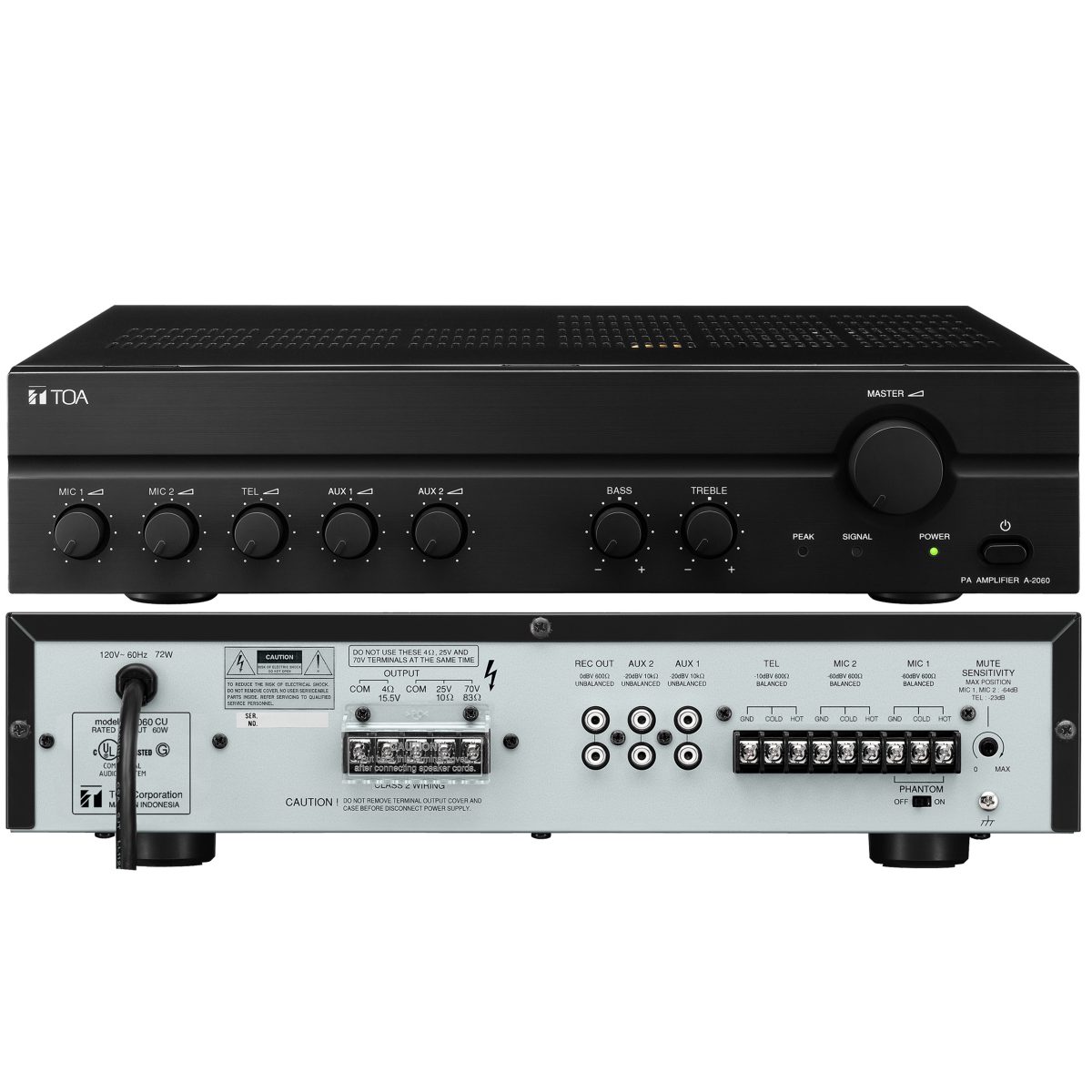 TOA A-2060 60W Mixer Power Amplifier - VERBAL BD
